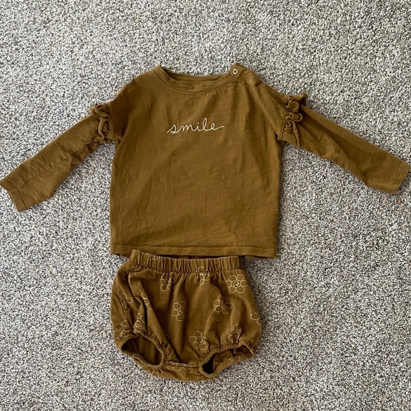 Rylee + Cru | Matching Sets | Rylee Cru 824 Month Brown Kids Matching ...